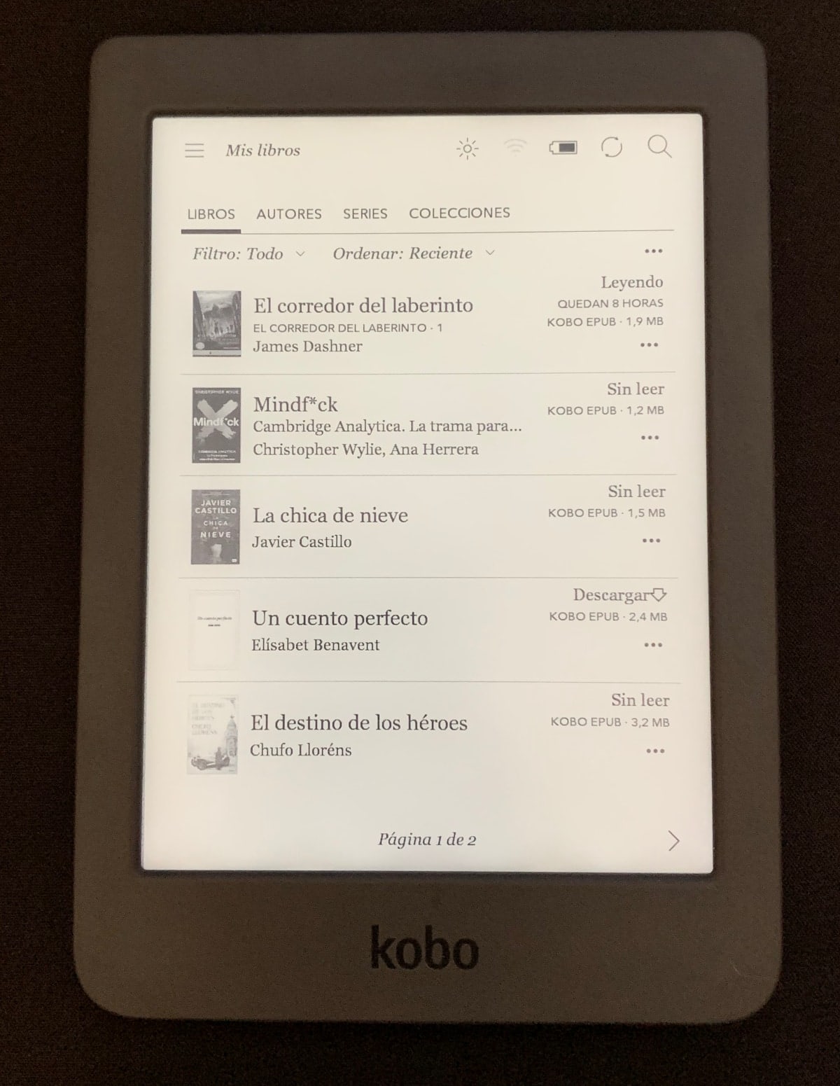 Kobo Nia eReader - Opinión y review