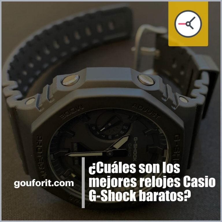 Los mejores relojes Casio G-Shock: guía de compra, comparativa y precios
