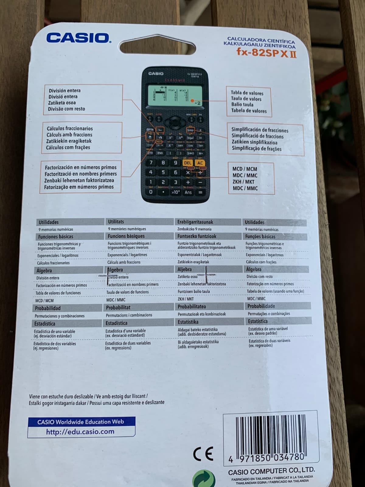 Calculadoras científicas Casio fx-82SP X II Iberia y fx-85SP X II Iberia