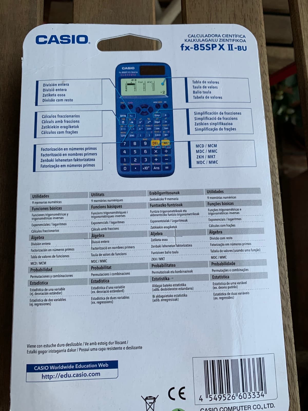 Calculadoras científicas Casio fx-82SP X II Iberia y fx-85SP X II Iberia