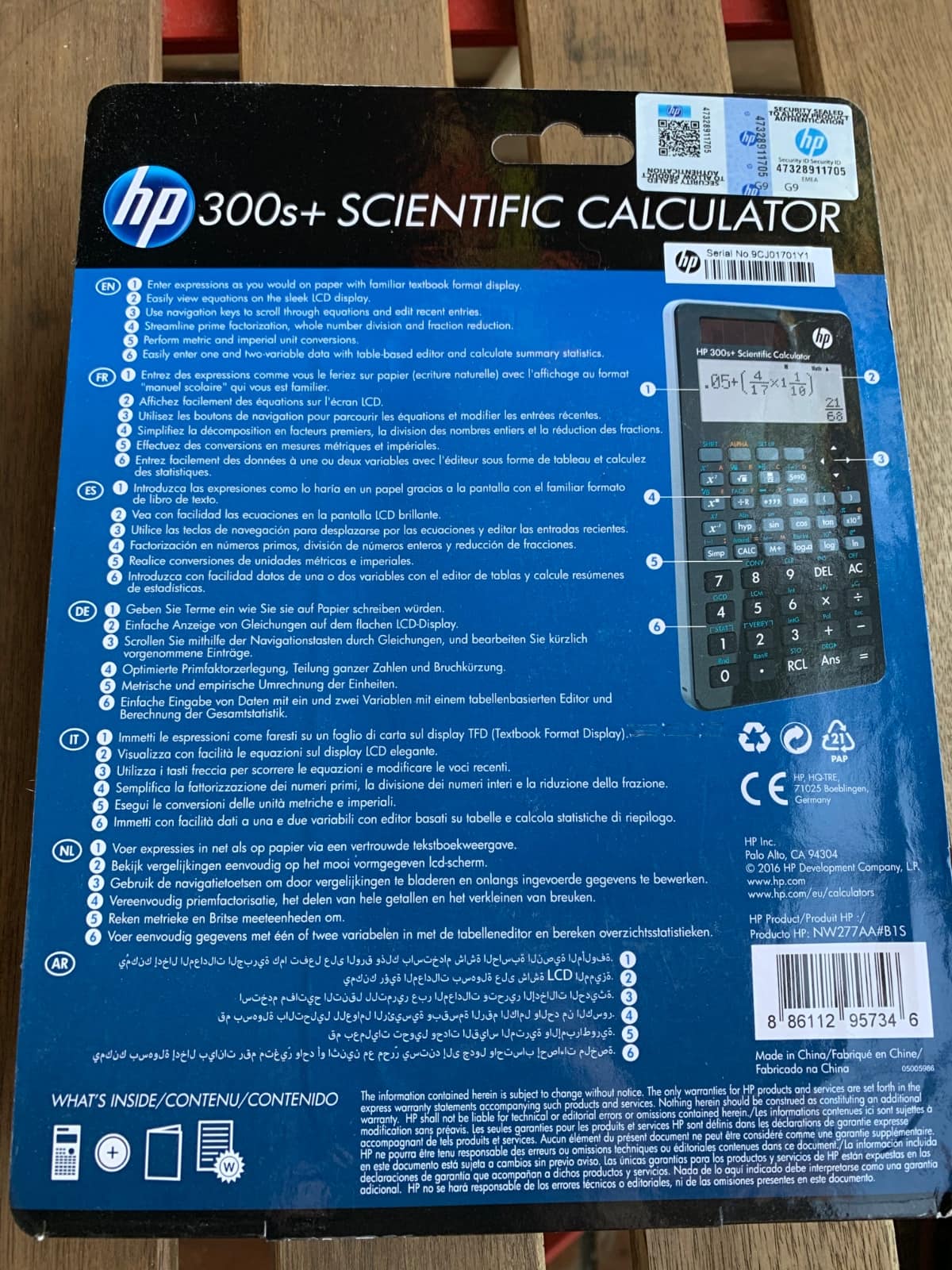 Calculadora científica HP 300s+ - Opinión