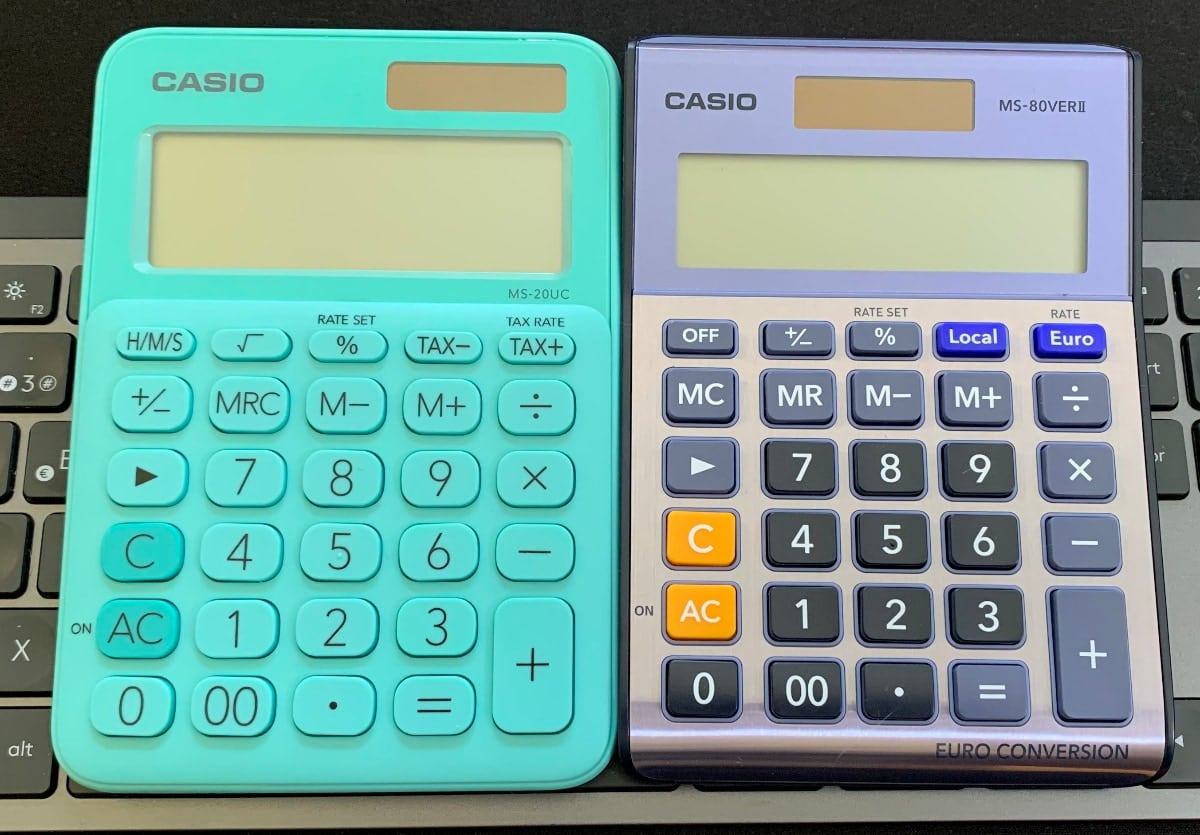 Las mejores calculadoras Casio: científicas, financieras, sobremesa, de