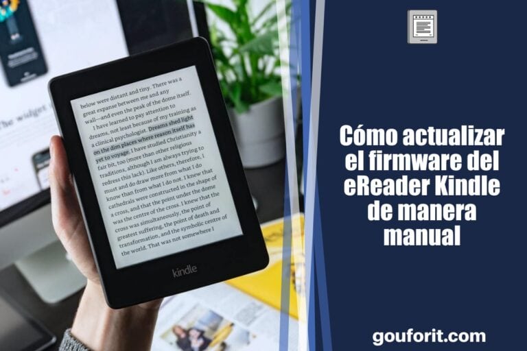 Cómo actualizar el firmware del eReader Kindle de manera manual