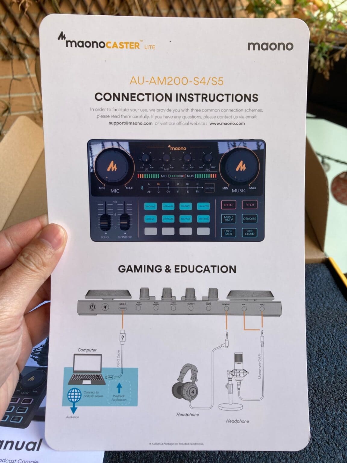 Maonocaster Lite AU-AM200 - Opinión y review de esta consola para podcast