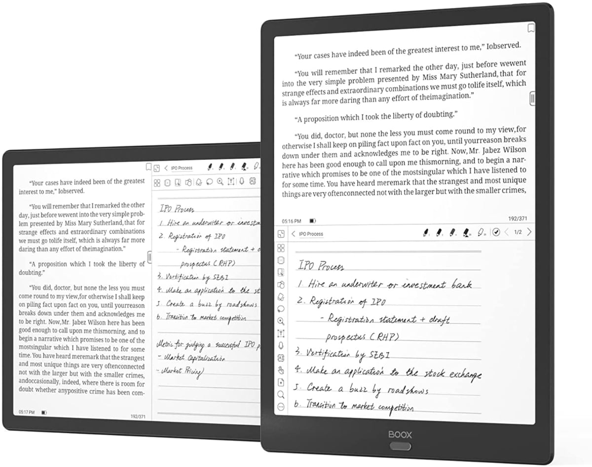 Los mejores eReaders con pantallas grandes de 8, 10 y 13 pulgadas (2023):