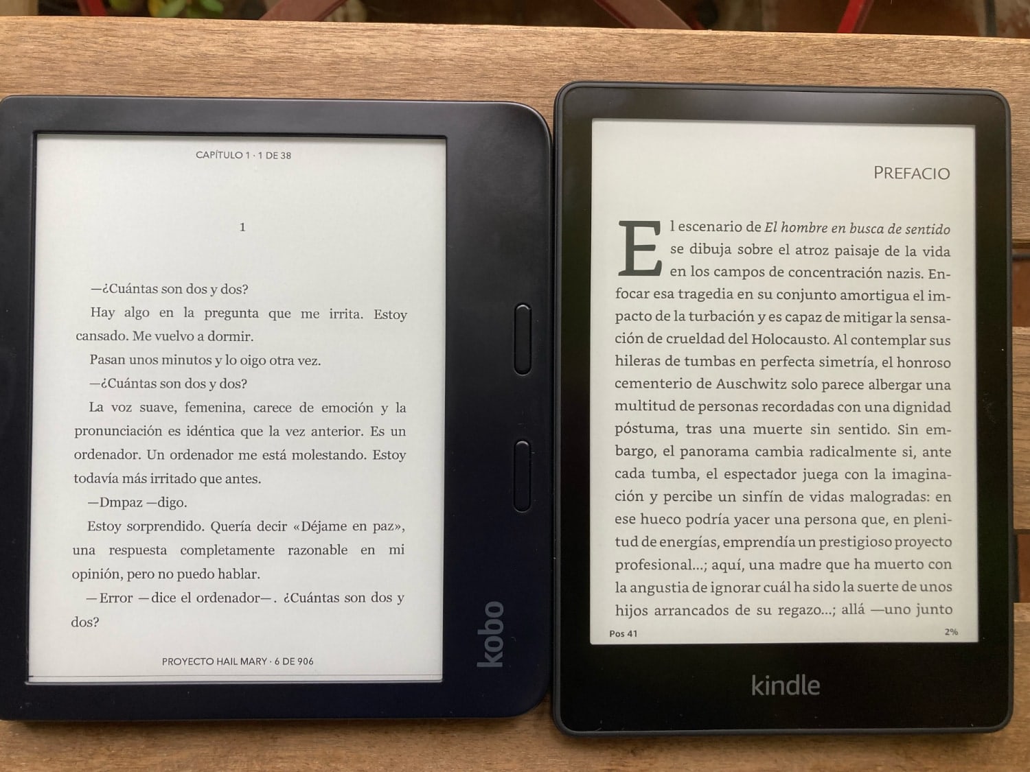 Kindle Paperwhite 5 (2021) vs Kobo Libra 2: comparativa eReaders