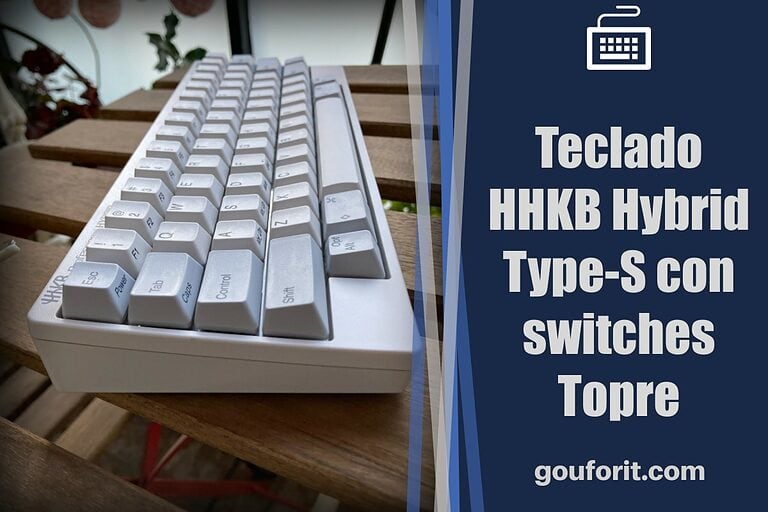 HHKB Hybrid Type-S: opinión del teclado Topre para escritores y