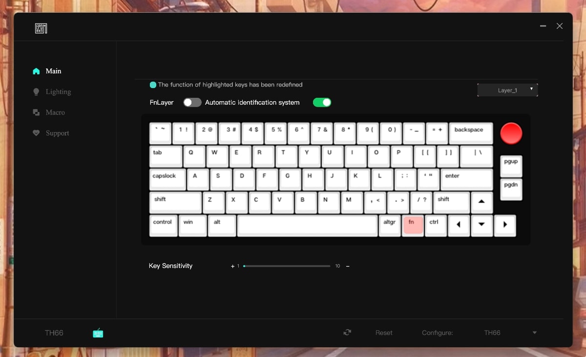 Teclado mecánico Epomaker TH66 - Opinión y review: RGB, wireless, teclas