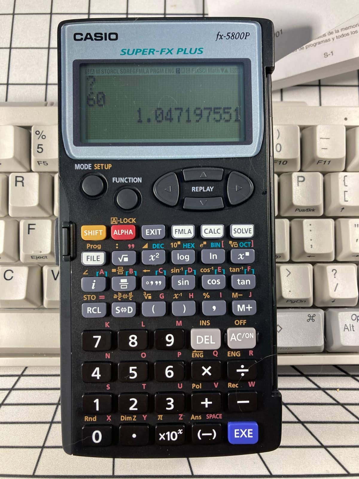 Casio fx-5800P: La mejor calculadora programable por calidad precio