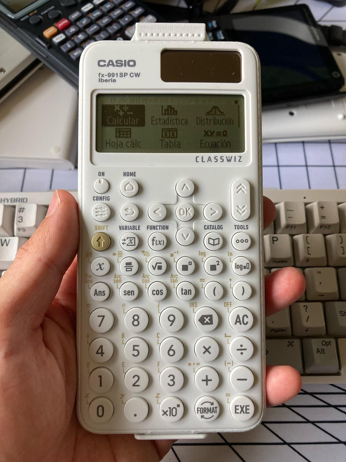 Comparativa de calculadoras científicas, gráficas y programables de Casio