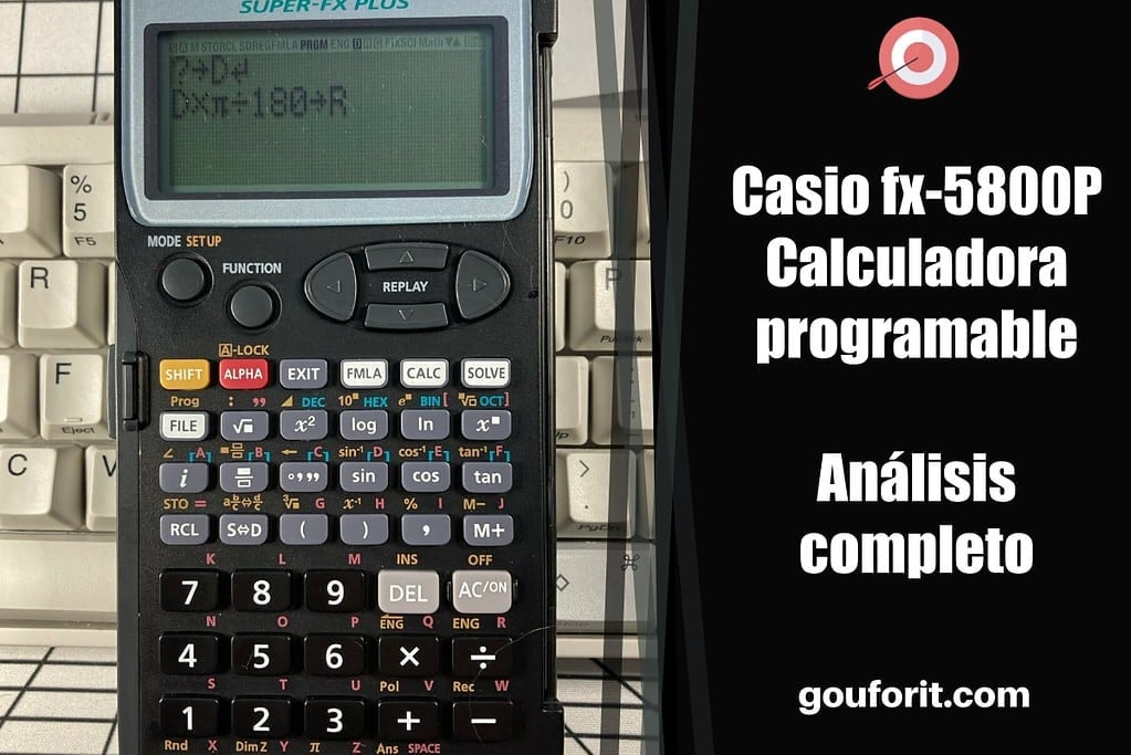 Casio fx-5800P: La mejor calculadora programable por calidad precio