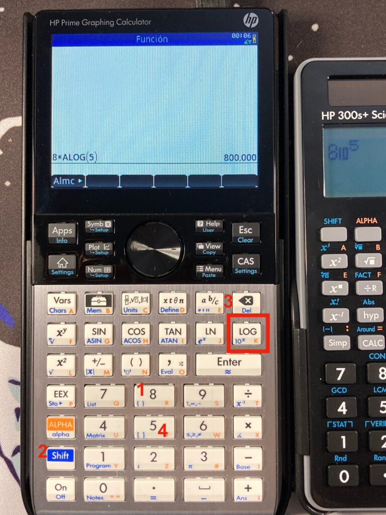 Cómo usar la notación científica en calculadoras Casio, HP, TI, Canon,