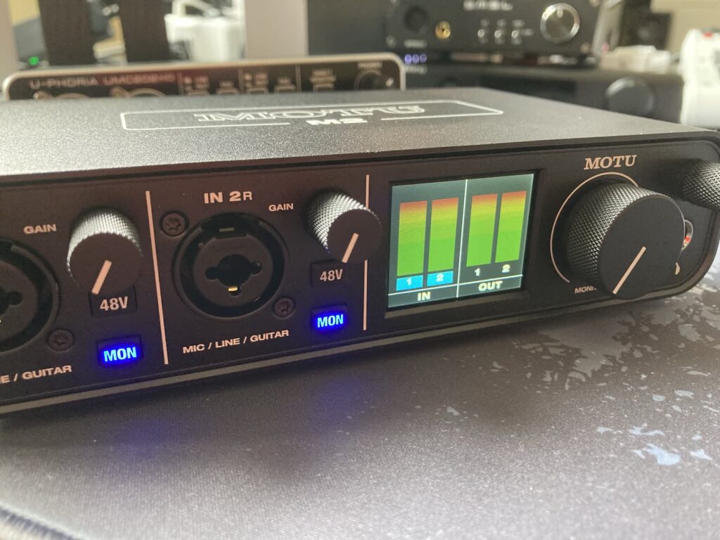 Interfaz de audio Motu M2: opinión y primeros pasos